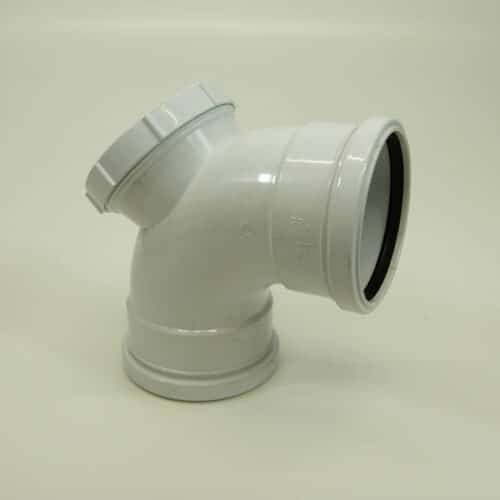110mm-87-degree-double-socket-access–bend-white | TWS Plastics Online Store