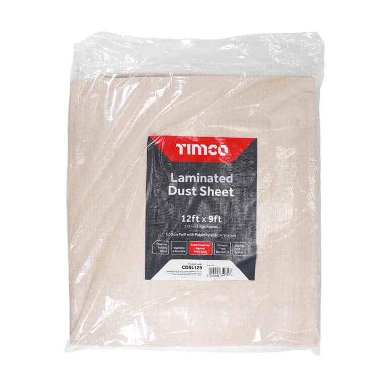 Laminated Dust Sheet 12ft x 9ft – Heavy Duty Decorating Protection